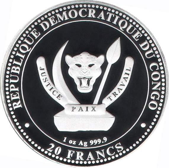 The Democratic Republic of Congo. 20 Francs 2024