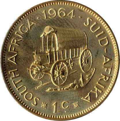 The Republic of South Africa. 1 Cent 1964
